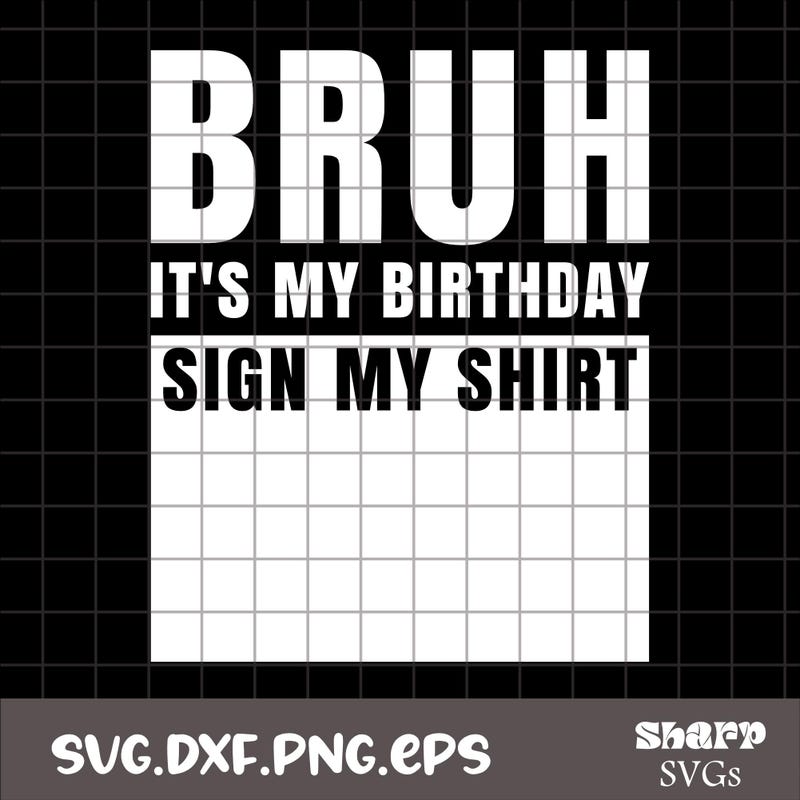 Birthday Shirt Svg - Etsy