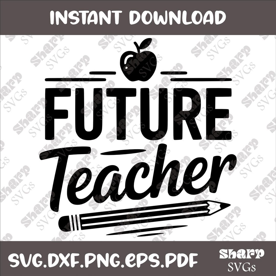 Future Teacher, Kids Career Day Svg, Career Day, I Want to Be A Teacher ...