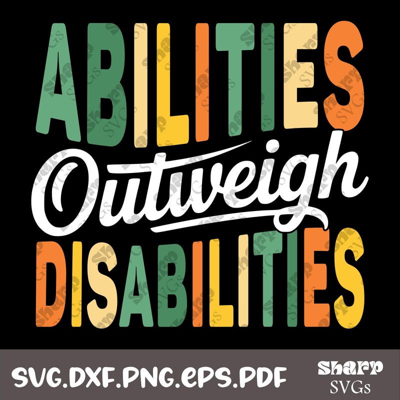 Disability Svg - Etsy