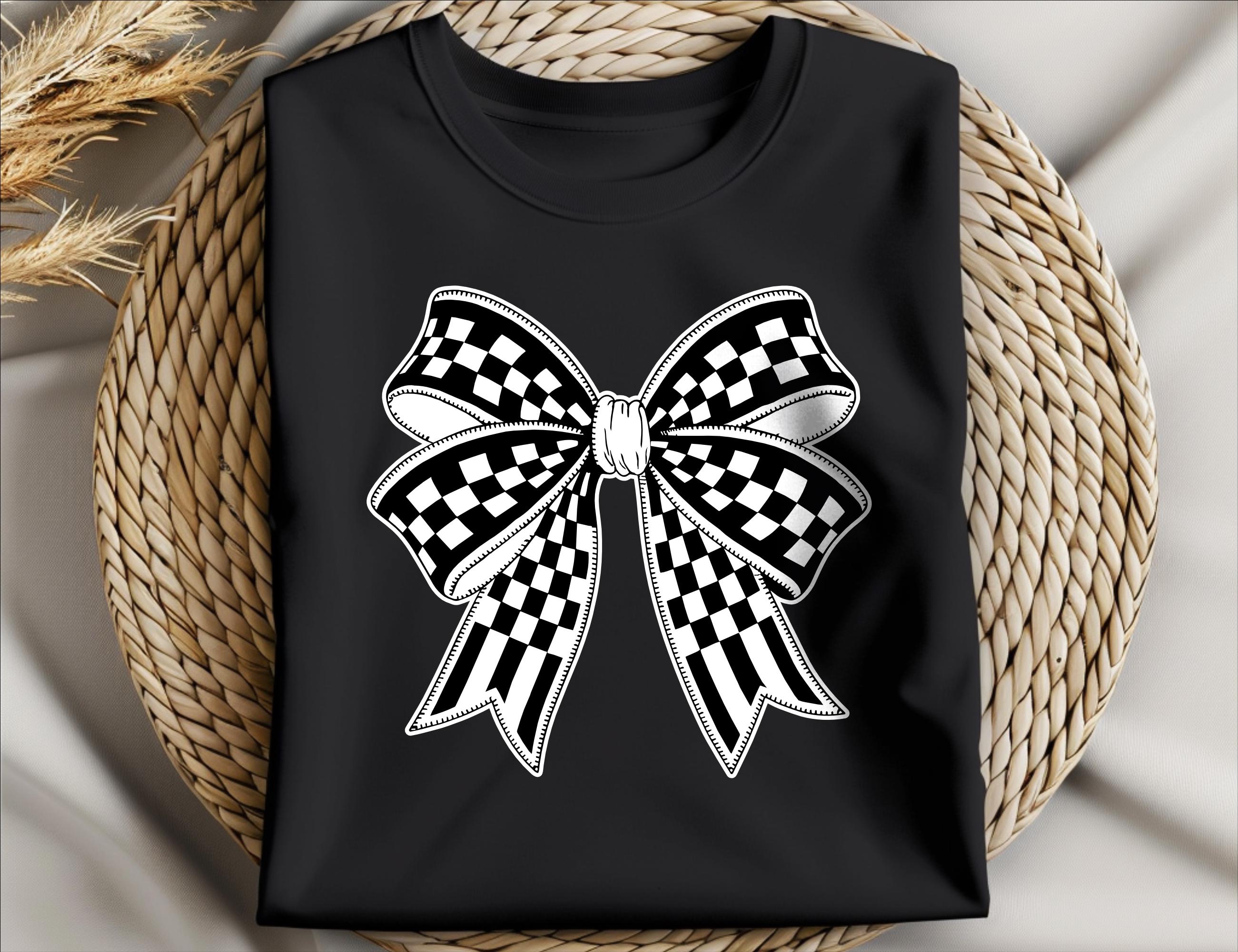 Checkered Bow Png, Svg, Eps, Dxf, Coquette Bow Png, Checkered Coquette ...