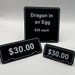 Customizable Price Tags for Table or Shelf Display – Available in 3 ...