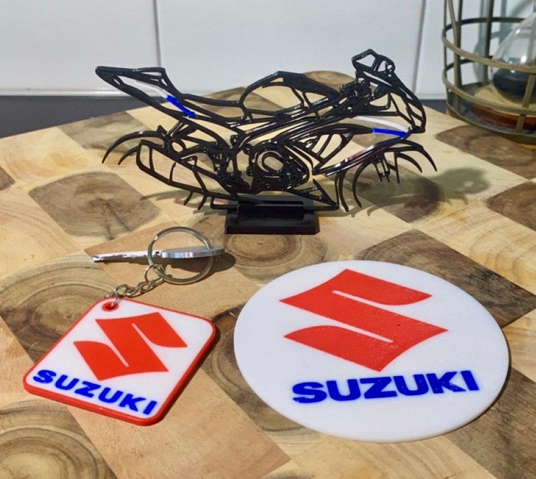 Suzuki Gift Set, Suzuki Desk Art, Suzuki Motorbike Coaster, Suzuki ...