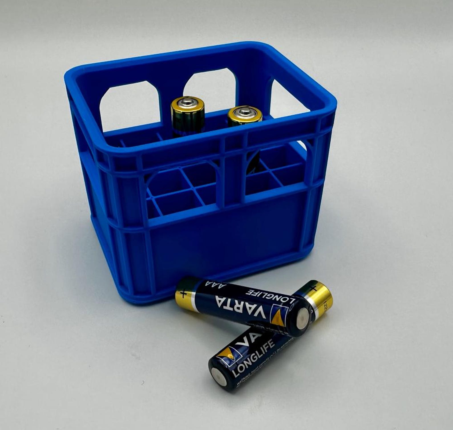 Beer Crate Battery Holder – Stackable Organizer for AAA Batteries - Etsy