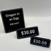 Customizable Price Tags for Table or Shelf Display – Available in 3 ...