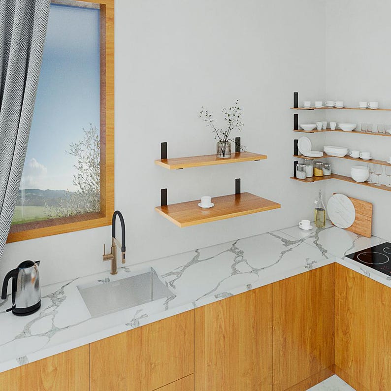 Shelf Bracket Metal Support Minimalist Wall Shelf L-bracket - Etsy