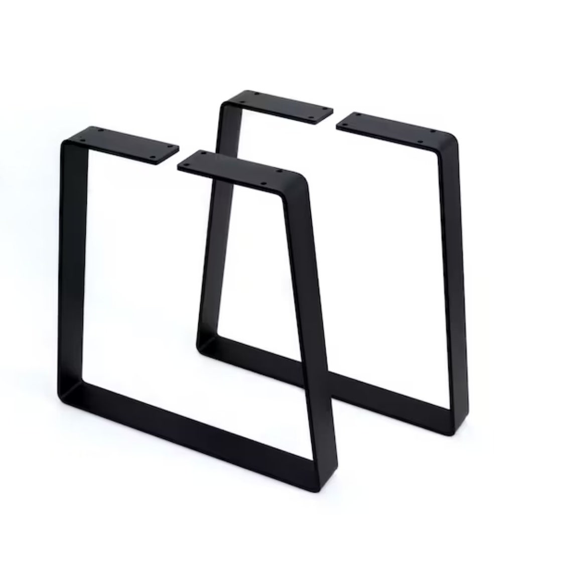 Trapezoid Metal Table Legs: Modern Bench, Coffee, Dining Table Base - Etsy