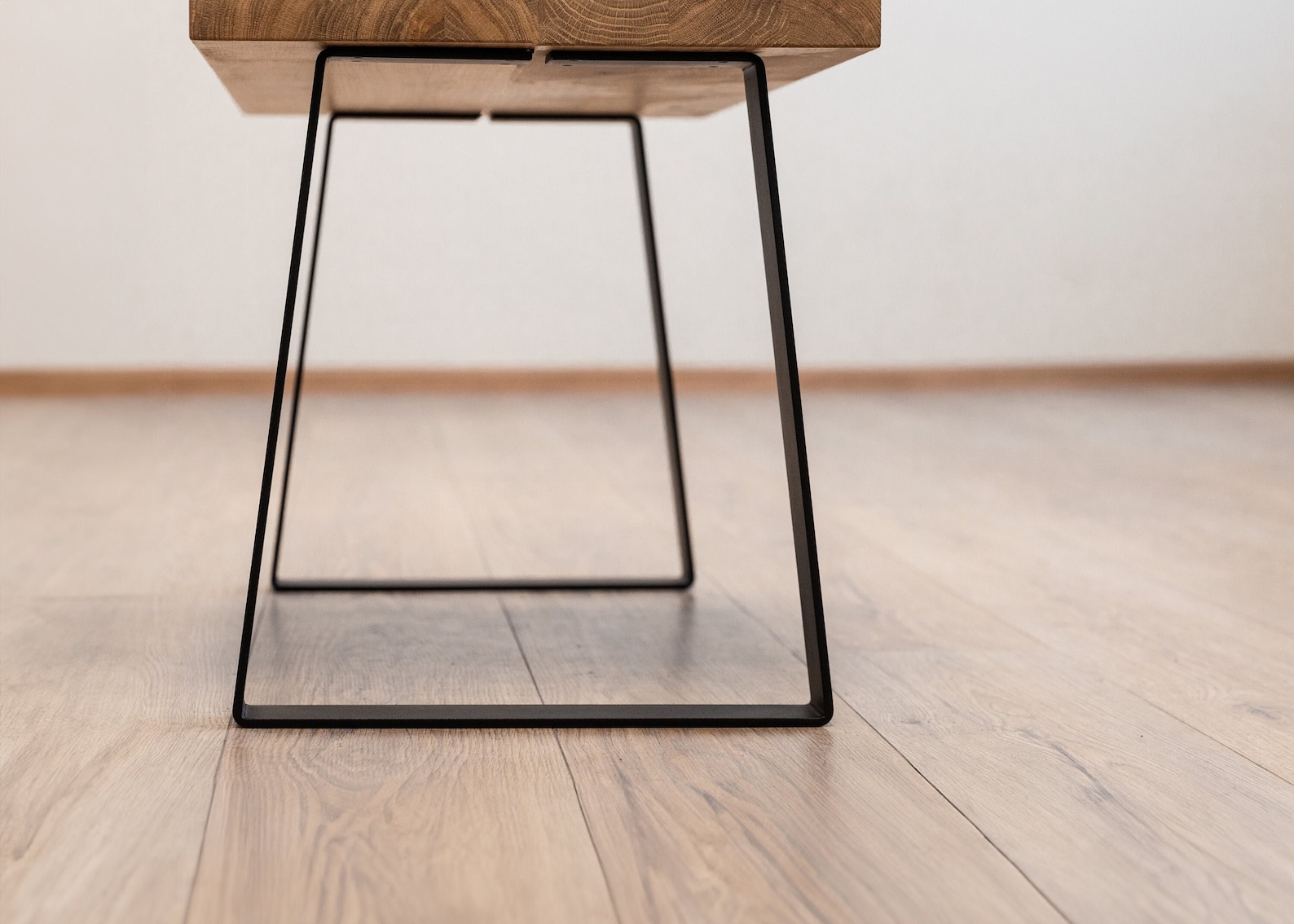 Trapezoid Metal Table Legs: Modern Bench, Coffee, Dining Table Base - Etsy