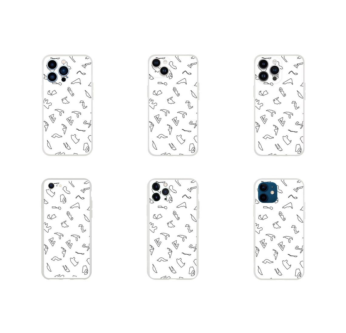 HAAS White | 2023 F1 Track | Phone Case - Etsy