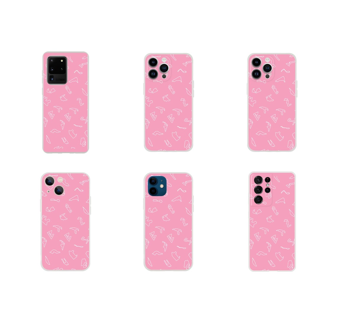 Alpine Pink | 2023 F1 Track | Phone Case - Etsy