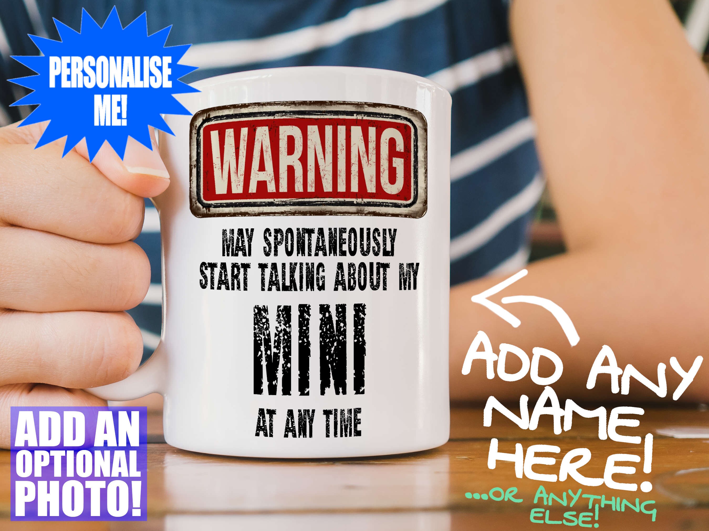 Mini Mug Gift for a Motoring Enthusiast Can Be Personalised - Etsy