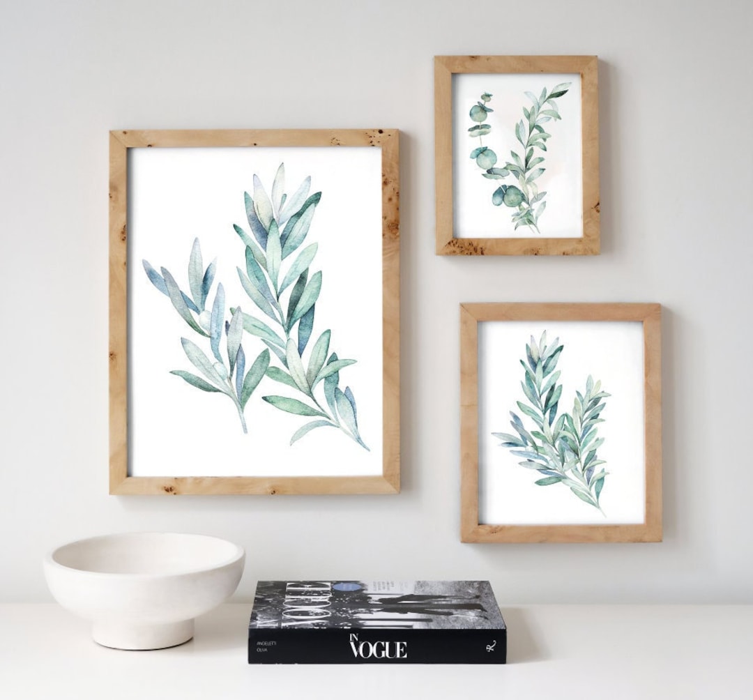 Set of 3 Printable Nature Print Instant Download Wildflowers Print ...