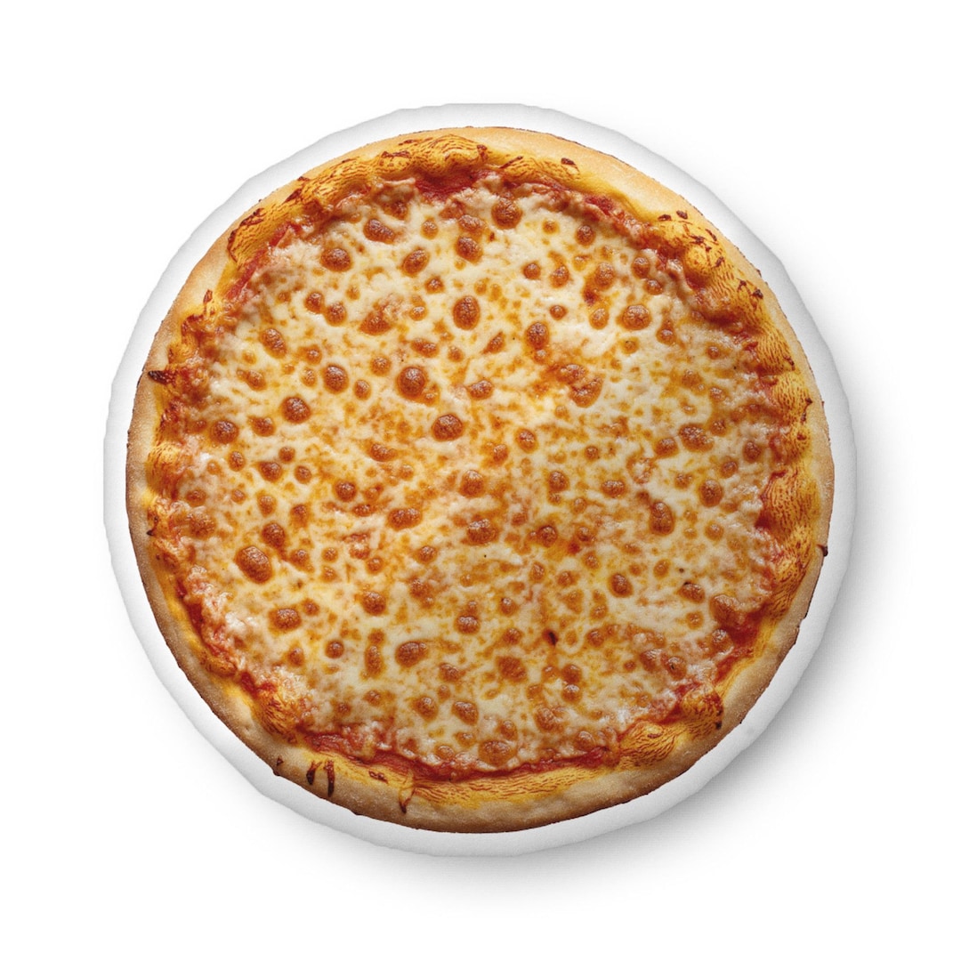 Cheese Pizza Shaped Pillow Foodie Home Decor Novelty Throw Pillow Pizza ...