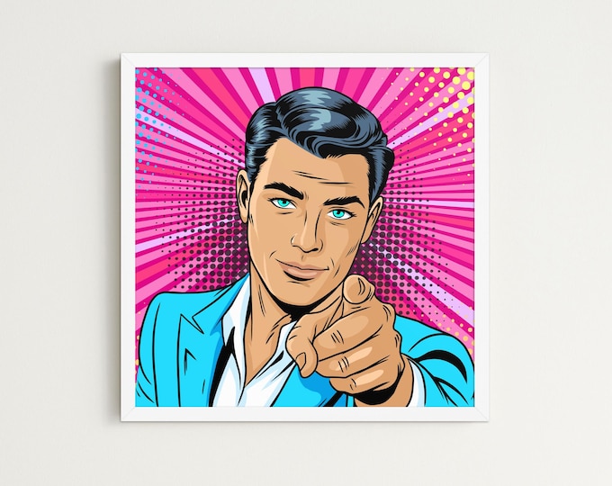 Customizable Pop Art | "life of Servitude" Digital Print Download | Roy ...