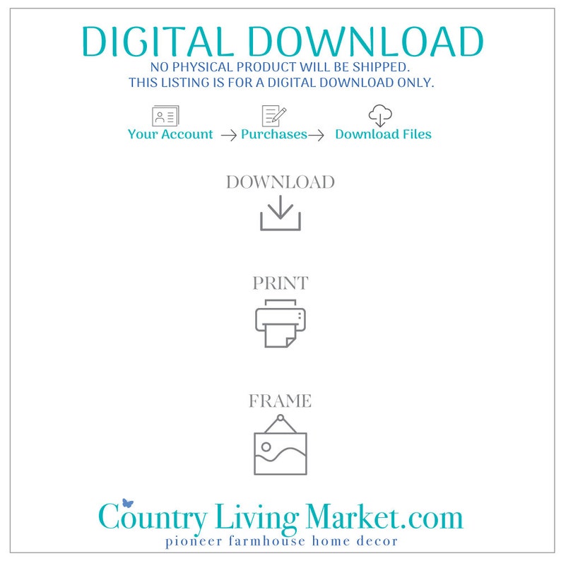 Set of 3 Printable Nature Print Instant Download Wildflowers Print ...