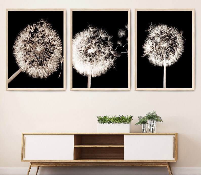 Set of 3 Printable Nature Print Instant Download Wildflowers Print ...