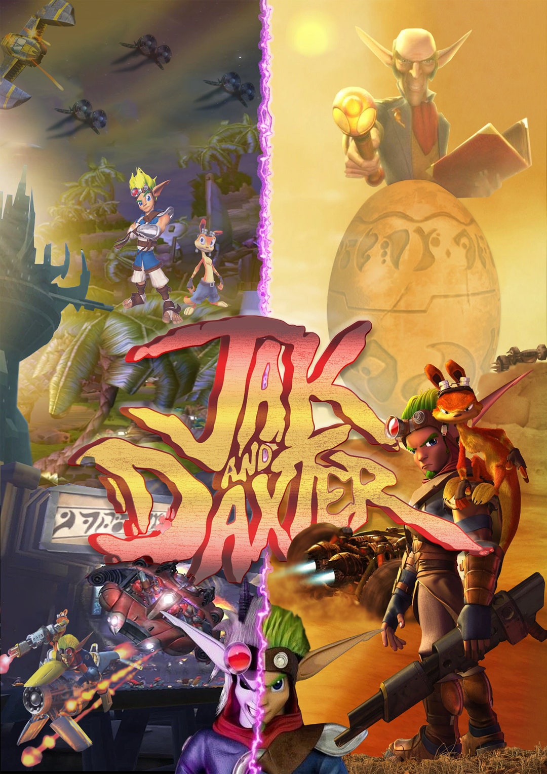 Jak and Daxter PS2 Era Poster - Etsy