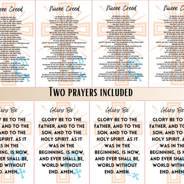 The Nicene Creed Printable - Etsy