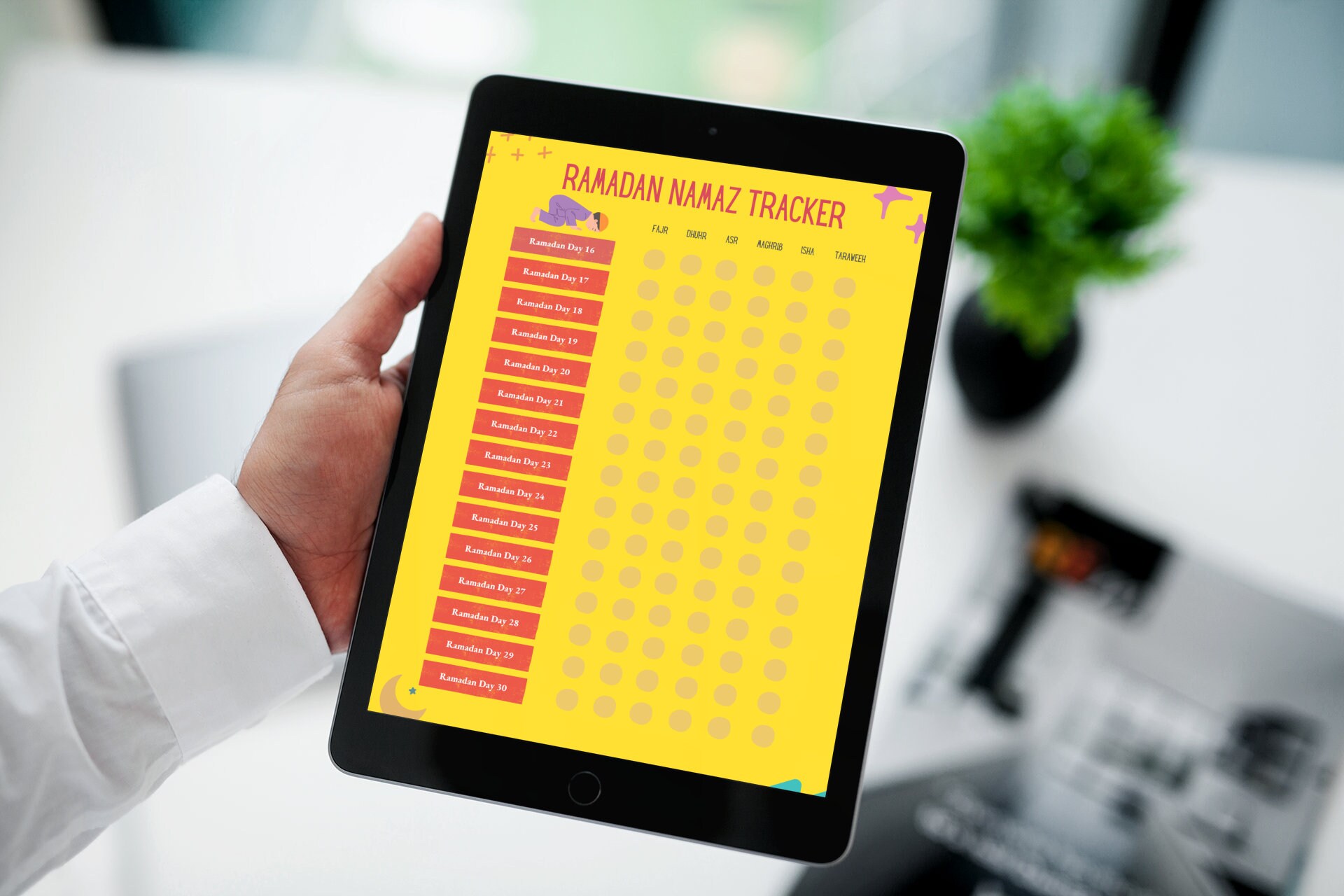 Ramadan Namaz Tracker for Kids & Adults | Printable Digital Download L ...