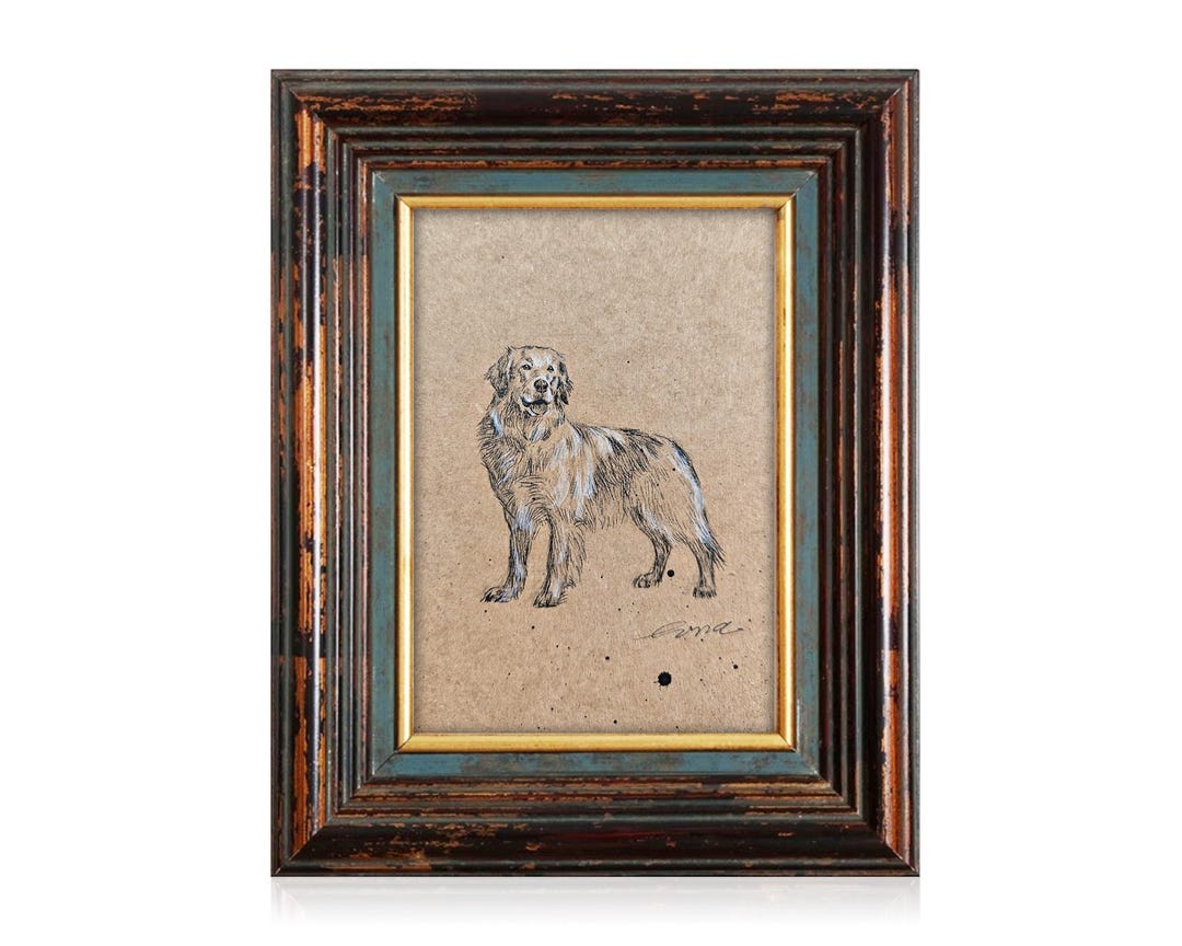 Handmade Charcoal Pet Portrait From Photo: Custom Dog Memorial Art - Etsy