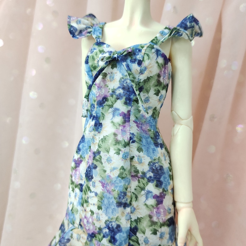 Handmade Floral Dress for MSD BJD, Minifee, 1/4 Doll - Etsy