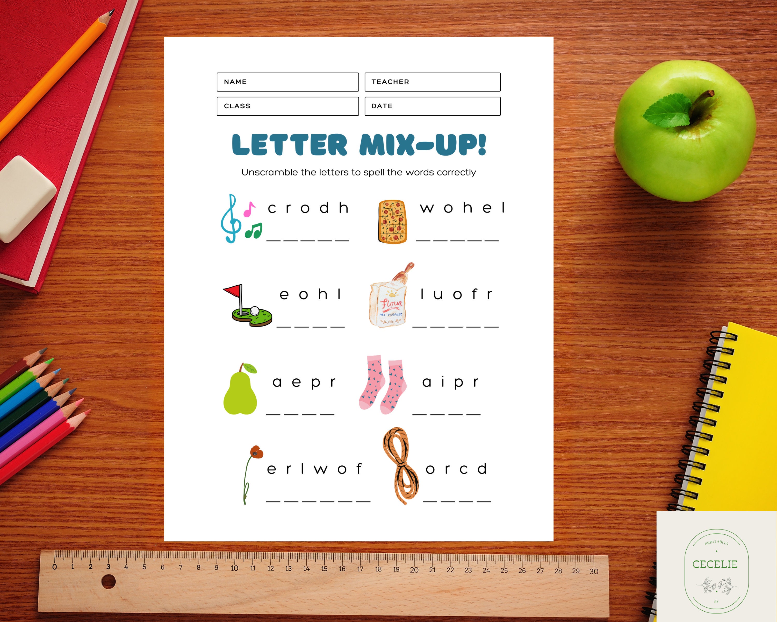 Homophones Worksheet Packet - Etsy