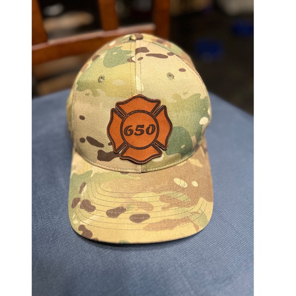 Firefighter Leather Patch - Etsy