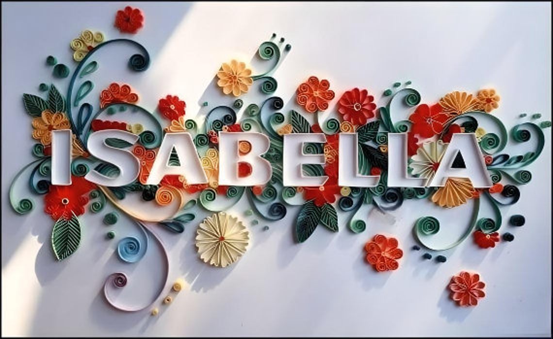 Personalised Elegance: Customizable Quill Art With Your Unique Touch - Etsy