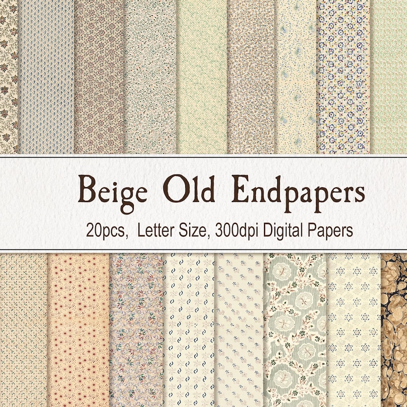 Endpaper Design - Etsy