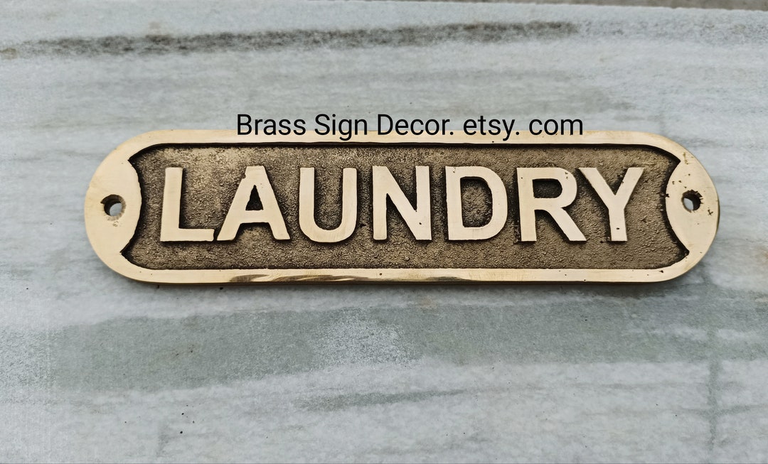 Personalized Handmade House Name Plaque - for Custom Brass Sign - Home ...