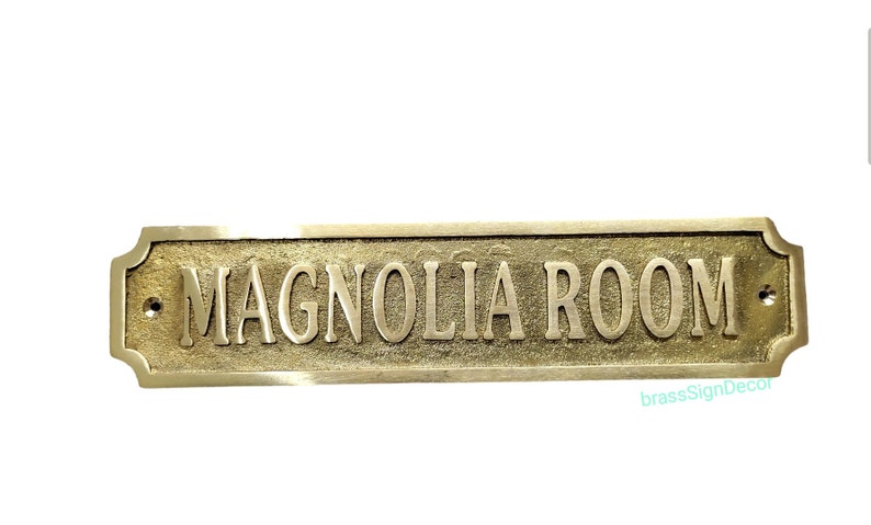 Customized Brass Door Signs & Plaques Custom Language Plaques Custom ...