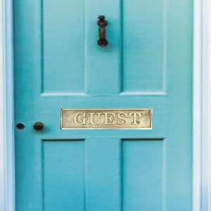 A Vintage Style Custom Door Signs & Plaques - Custom Brass Plaques ...