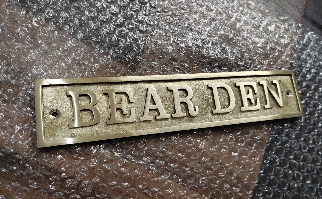 Personalized Brass Plaque - Custom Language Plaques - Custom Size ...