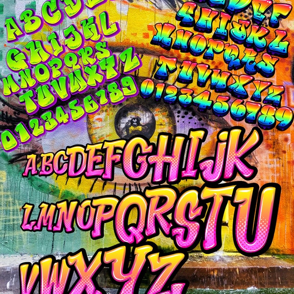 Graffiti Alphabets - Etsy