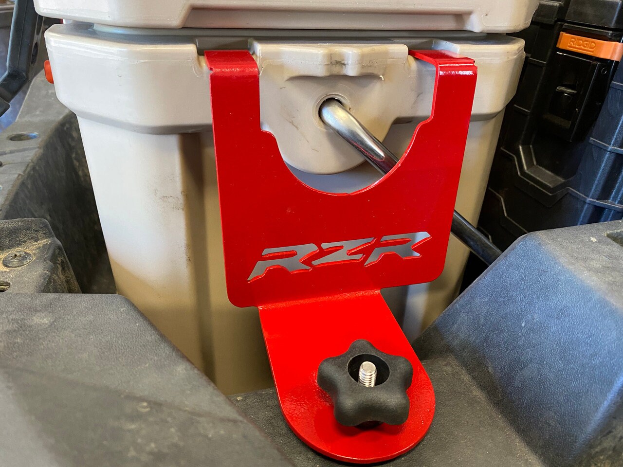 RZR TURBO-S Cooler Mount for Ozark Trail 26qt F-it THEME Powder Coated ...