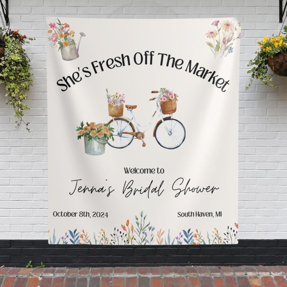 She's Fresh off the Market Bridal Shower Sign Farmers Market ...