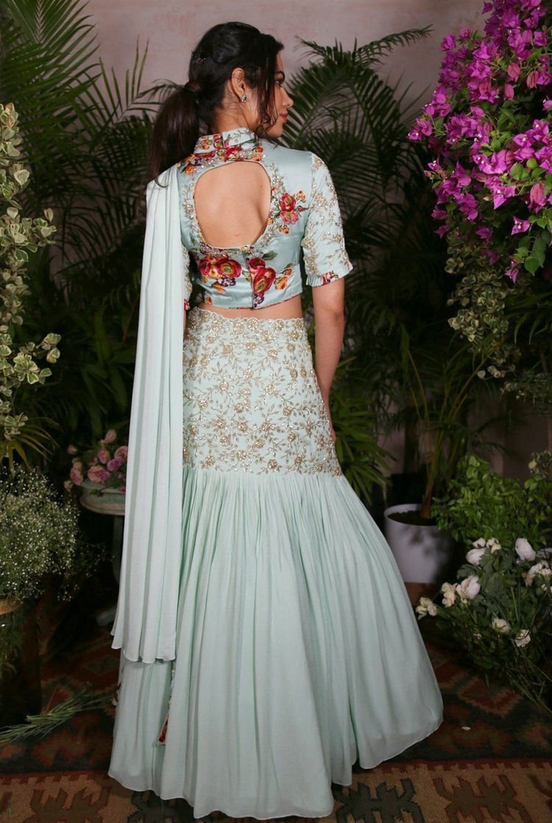 Gorgeous Western ,frock Party Gown One Piece Flared Dress for Girls and ...