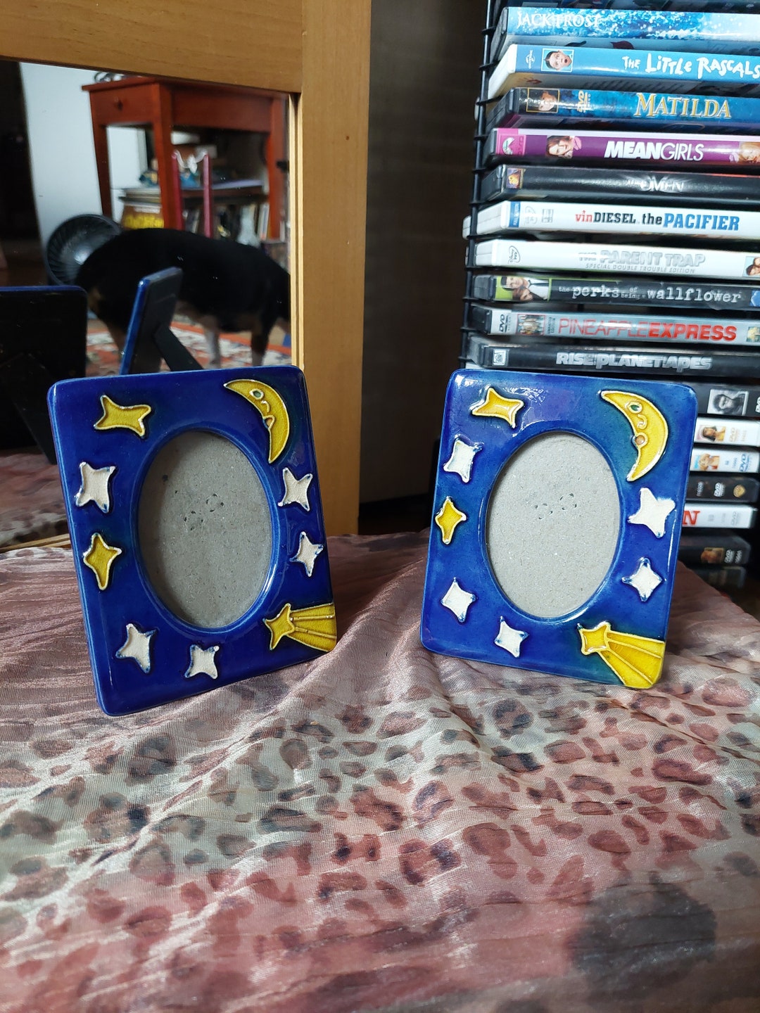 Vintage Lunar Picture Frames Set | Night Sky Mini Picture Frames | 90s ...