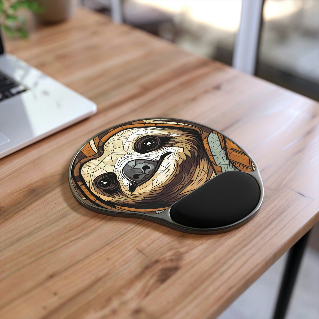 Mouse Pad and Wrist Rest Sloth Graphic Art Mouse Pad Gift - Etsy