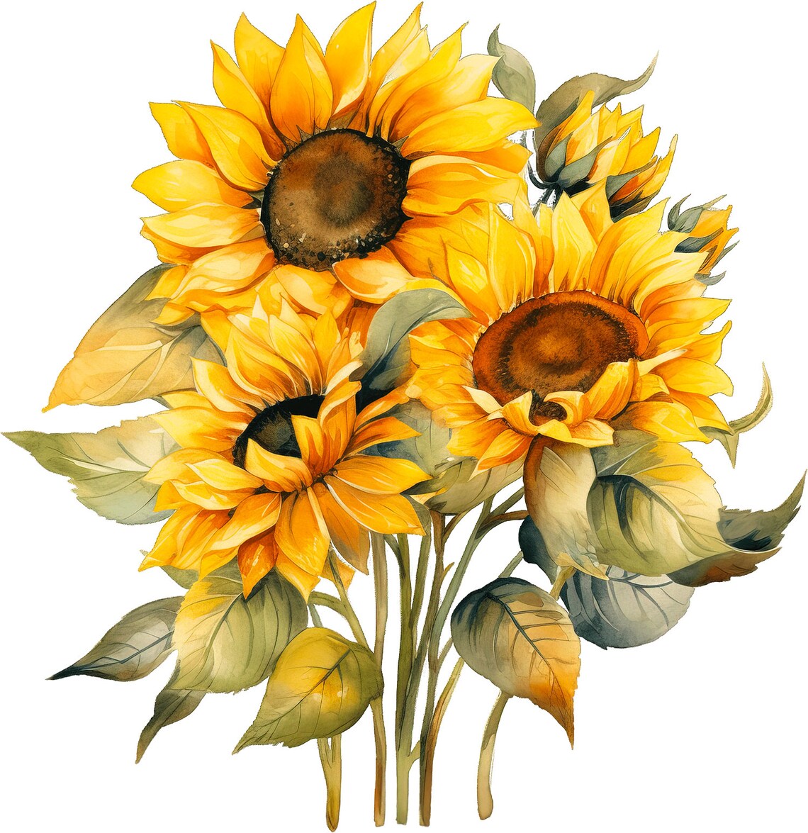 Sunflowers - 27 High Quality PNG Images - Transparent Background - High ...