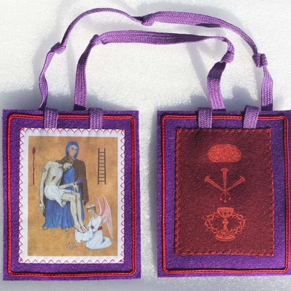 Purple Scapular - Etsy