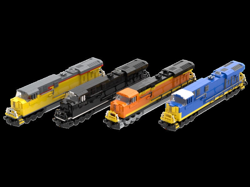 LEGO BNSF Gevo Model - Etsy