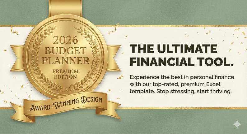 Aesthetic Monthly Budget Planner Excel Template Simple Expense Tracker ...