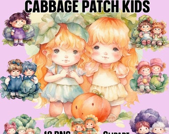 Cabbage Patch Kids Sublimation Design, Cabbage Patch Kids Cute Png ...
