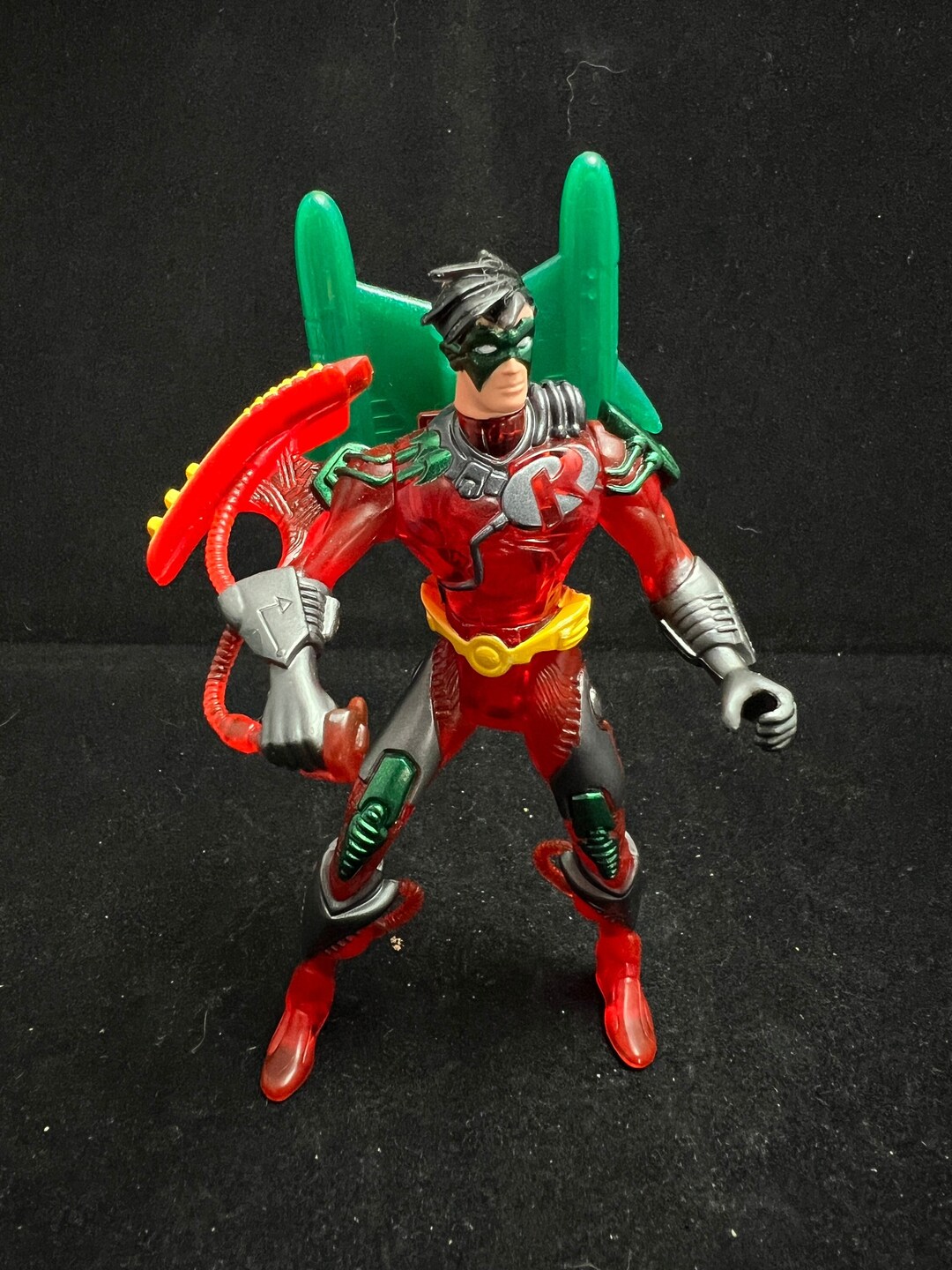1999 Hasbro Batman Beyond Batlink Firewall Robin W/ Anti-virus Blaster ...