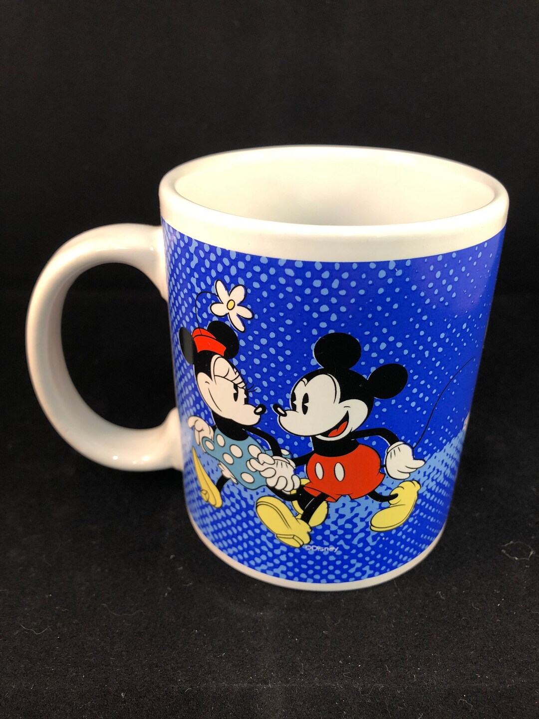 Disney Mickey and Minnie Mouse Coffee Mug Couples "you and Me" Blue ...