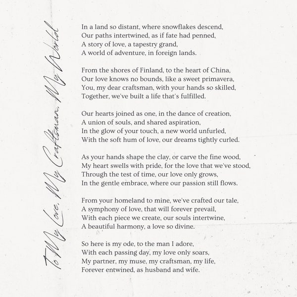 Personalized Poems - Etsy