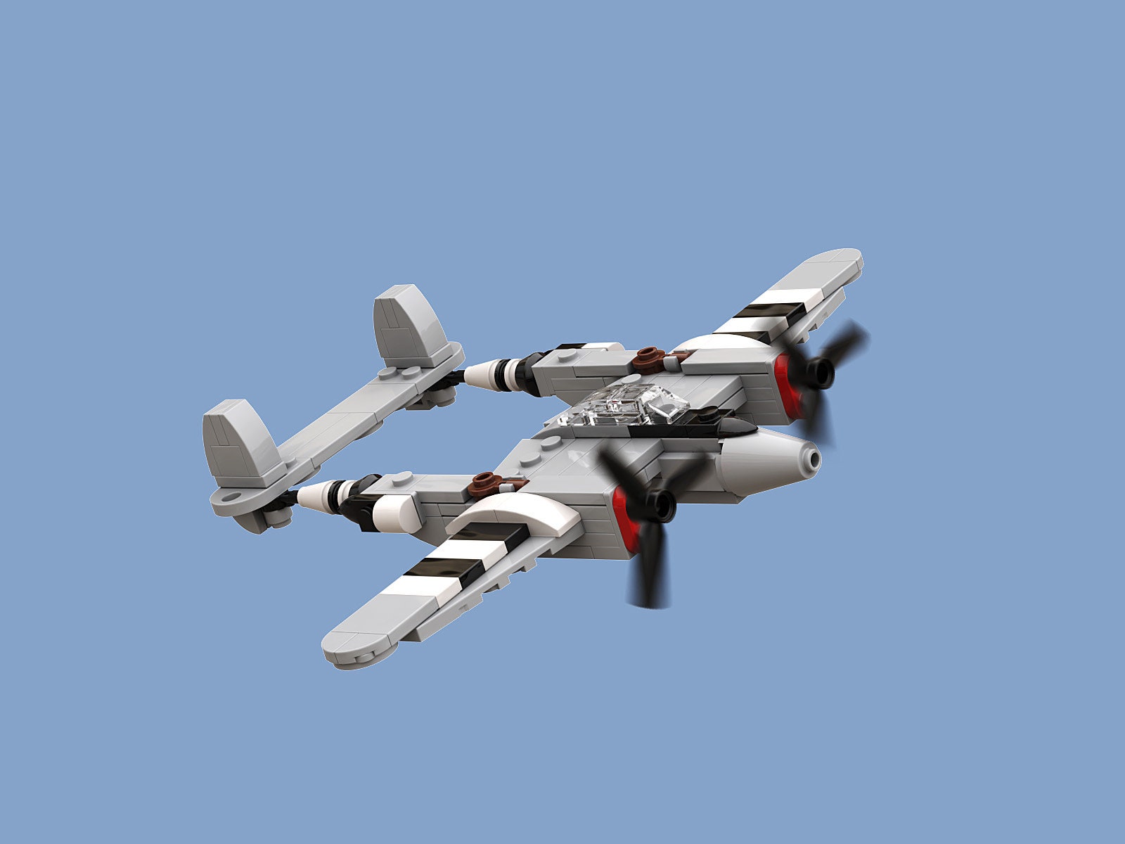 Buildarmy® WWII Lego Micro Fighter Lockheed P-38 P-51 - Etsy