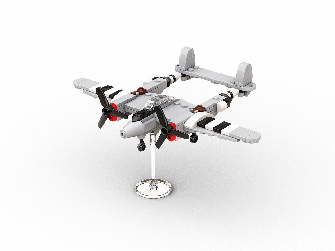 Buildarmy® WWII Lego Micro Fighter Lockheed P-38 P-51 - Etsy