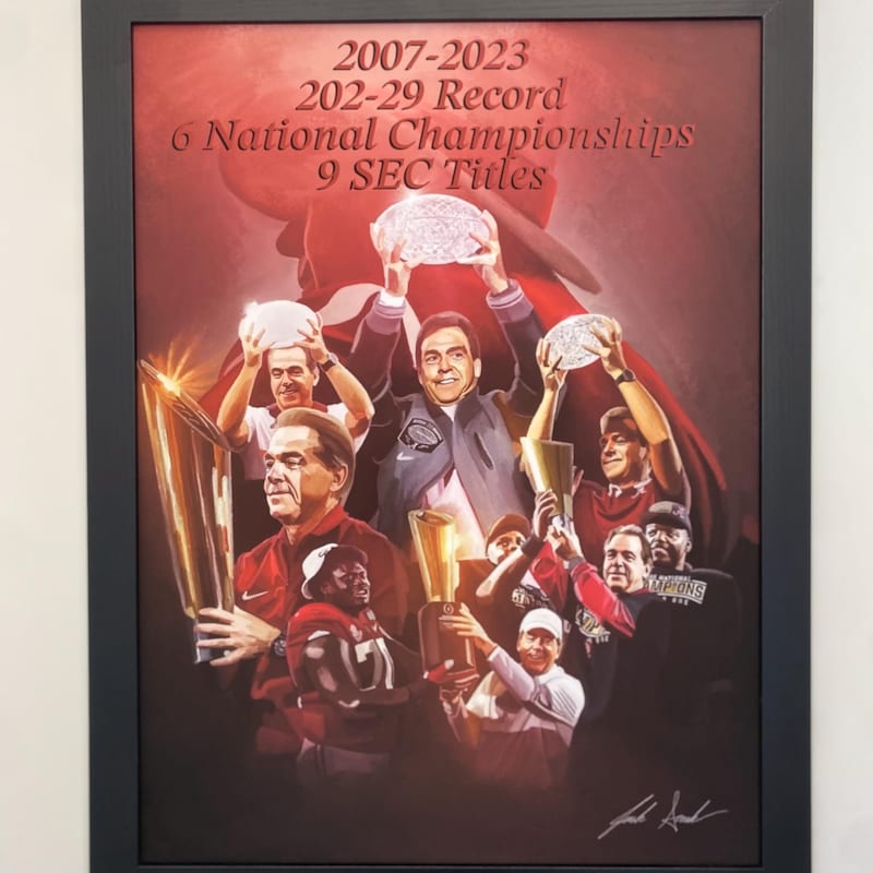 Nick Saban - Etsy