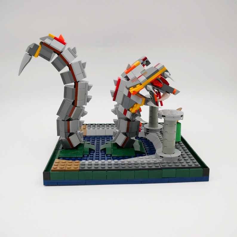 Runescape LEGO Model Using Genuine Lego Bricks Zulrah 596 - Etsy